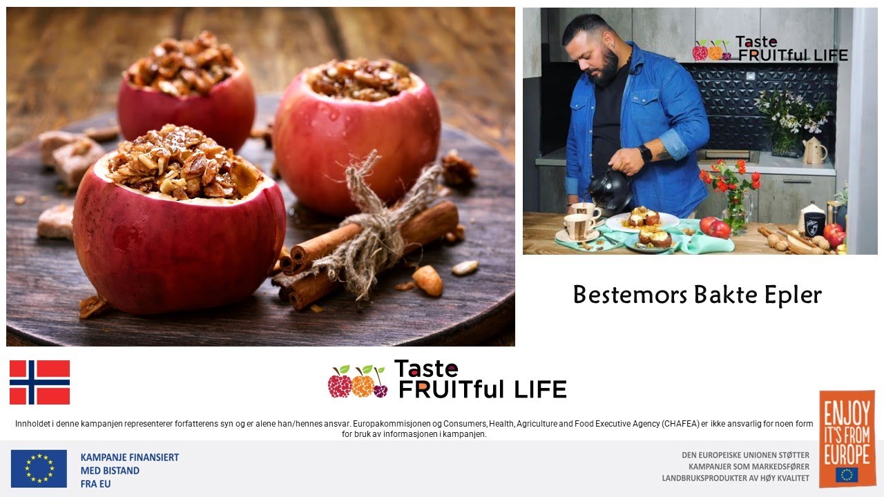 Taste FRUITful Life | Bestemors Bakte Epler - YouTube