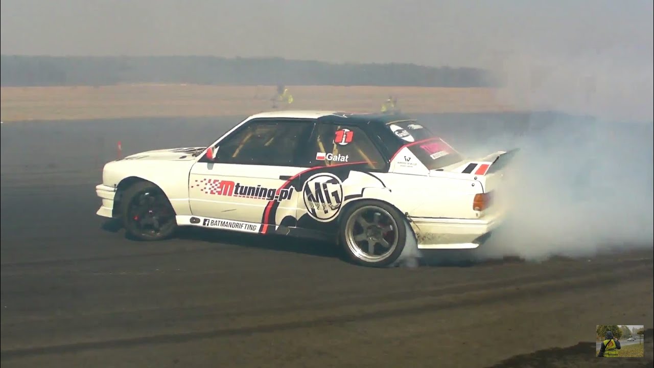 BMW E30 LS3 6.2 528HP 697Nm Marcin Gałat Batman Drift DMP runda 0 Biała ...