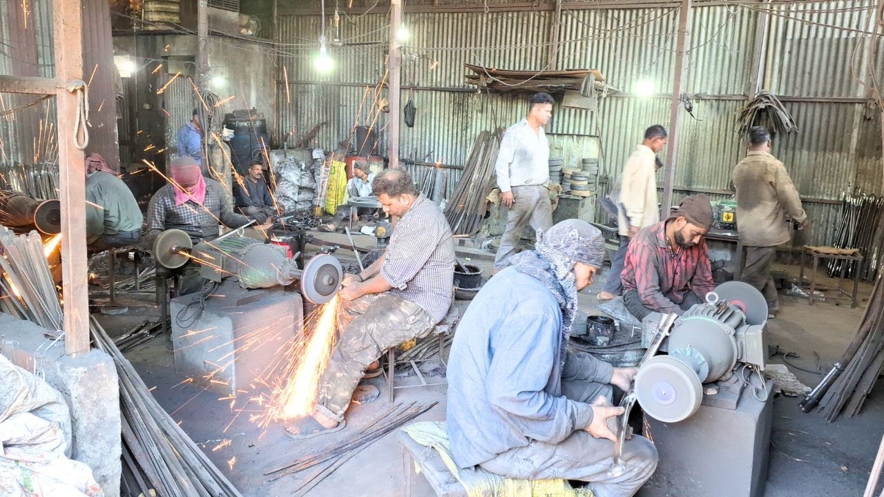 Making of Famous Sikh Tega Sword / Indian Sword Making - YouTube