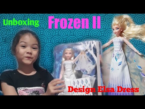 Laura Unboxing Elsa! Frozen 2 doll Surprise! Plus DIY! Elsa Dress #lauralovelyday #frozen #elsa