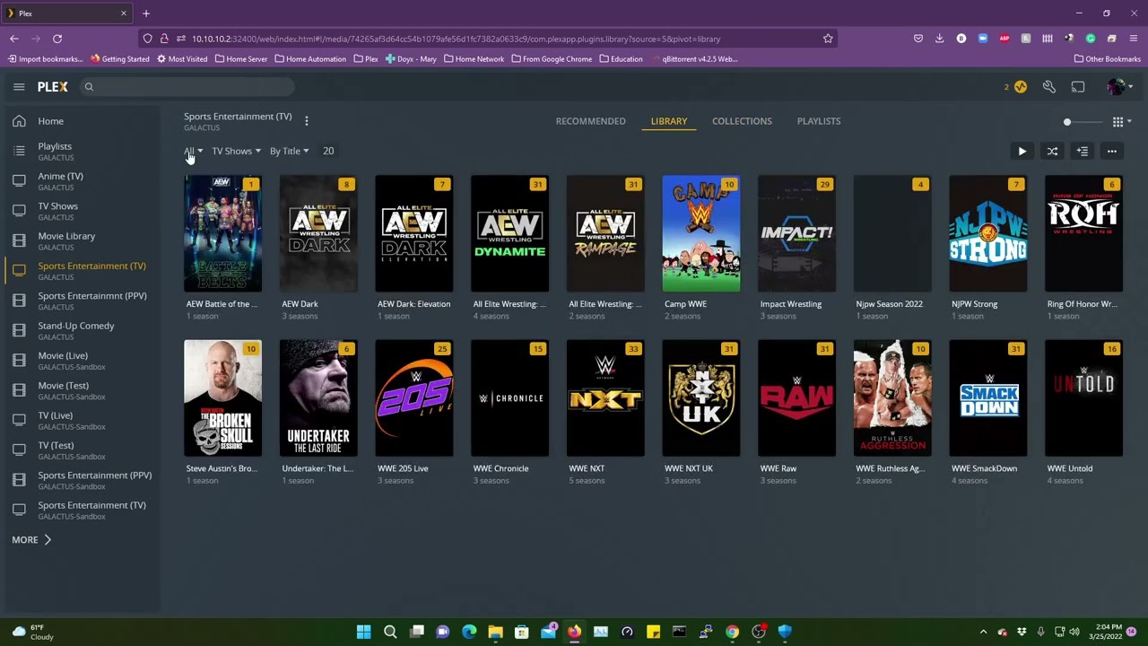 Plex - How to create a "Smart Playlist" from a collection of TV Shows or Movies - YouTube