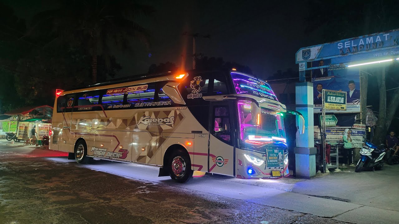 Live bus kalebas Basuri faris tour and travel terjebak truk travo macet ...