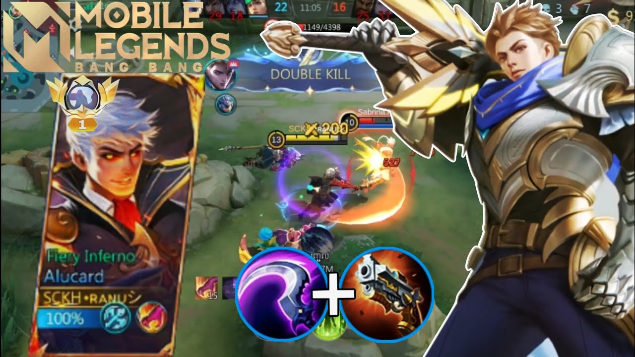 ALUCARD🥰☺️ 1HIT BUILD MOBILE LEGENDS (GAMEPLAY RANKUP) - YouTube