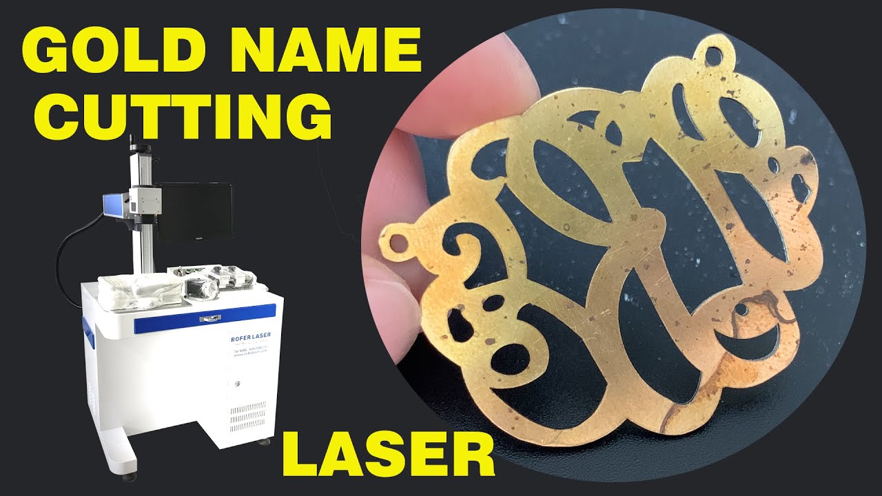 100w JPT MOPA Laser Marking Machine: 1mm Gold Silver Jewelry Name ...