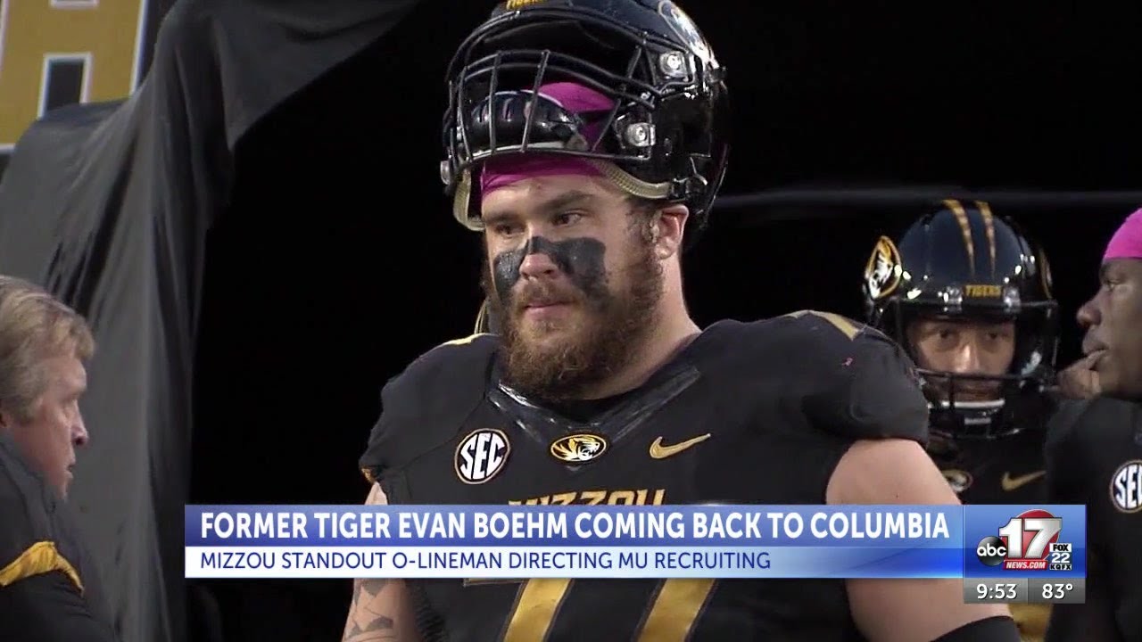 Mizzou alum Evan Boehm returns to Columbia as part of the Tigers ...