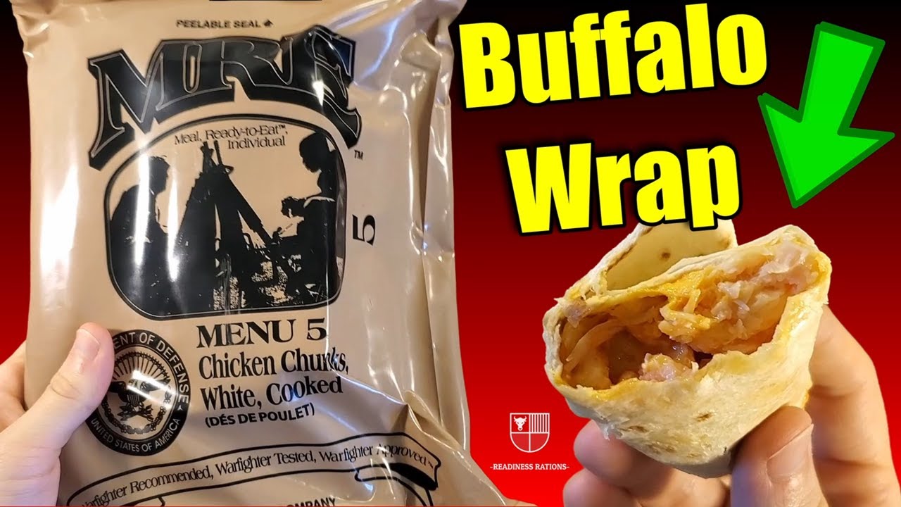 Most "READY TO EAT" MRE? (#5) Chicken Chunks Ration | Military Meal ...