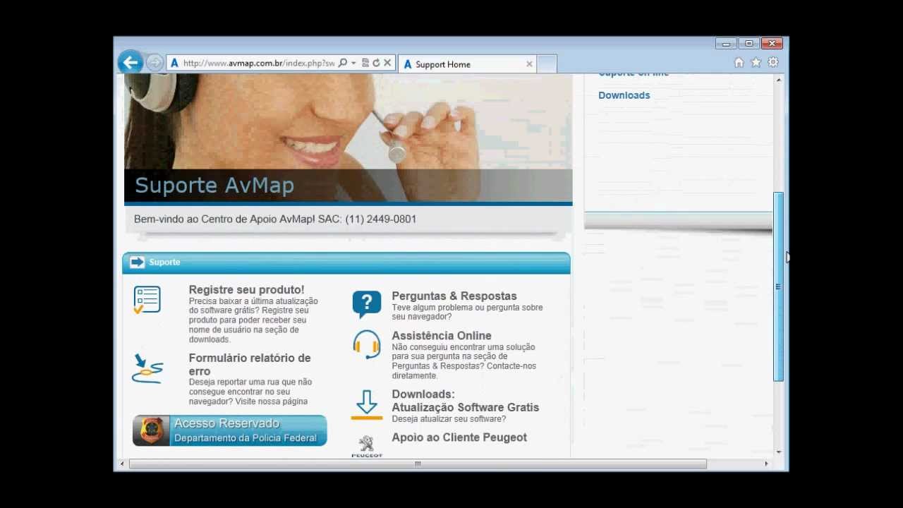 Atualização Geosat 6 Séries (AvMap) - YouTube