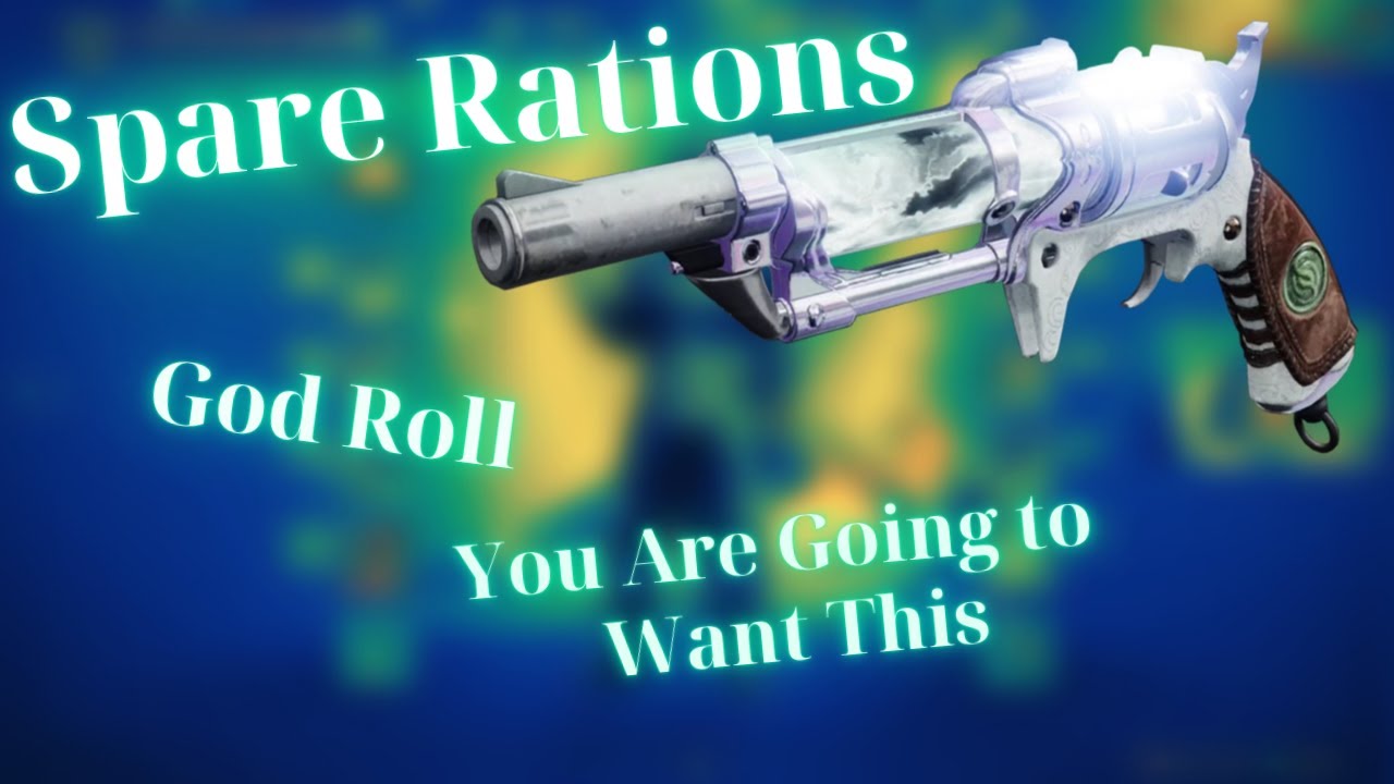 Destiny 2 | You Need This God Roll (Spare Rations) - YouTube