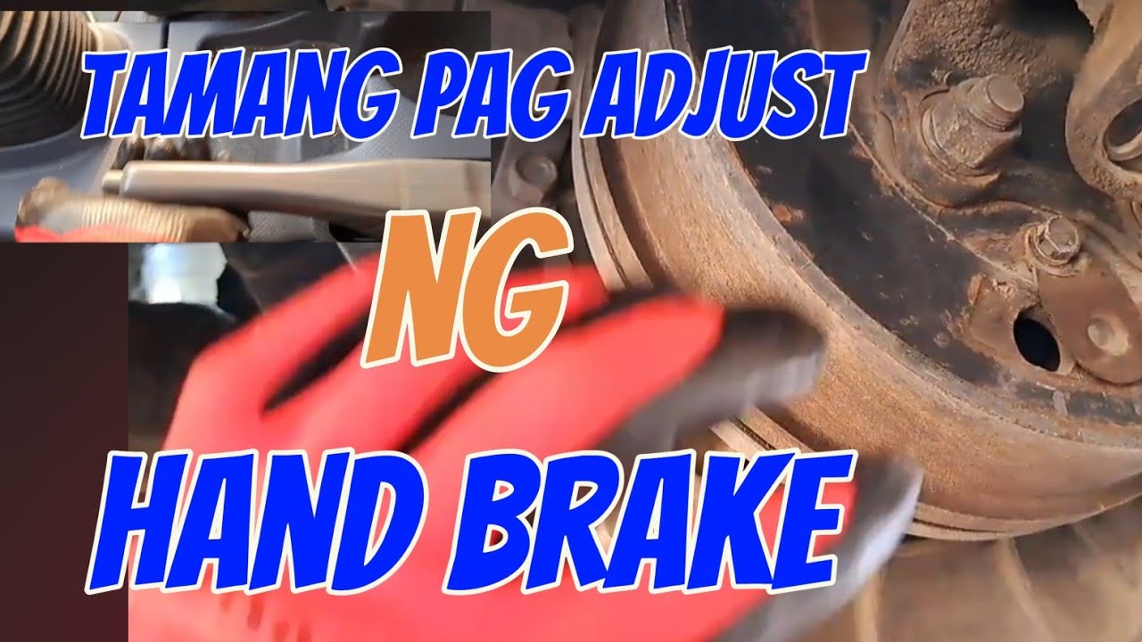 Paano mag adjust ng hand brake isuzu 4HL1 truck close van - YouTube