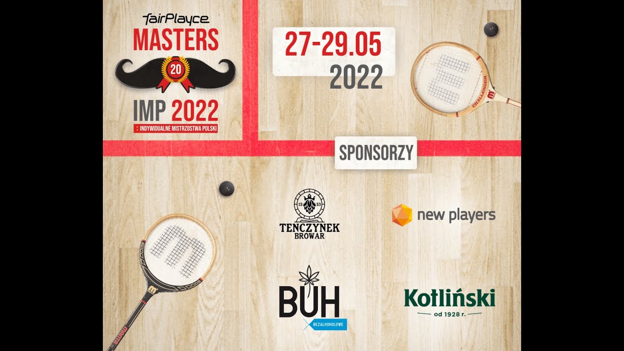 XX Mistrzostwa Polski Squash Masters 2022 - D2 K1 - YouTube