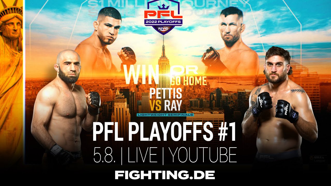 LIVE: PFL Playoffs #1 | 5.8. | 23:30 Uhr - FIGHTING - YouTube