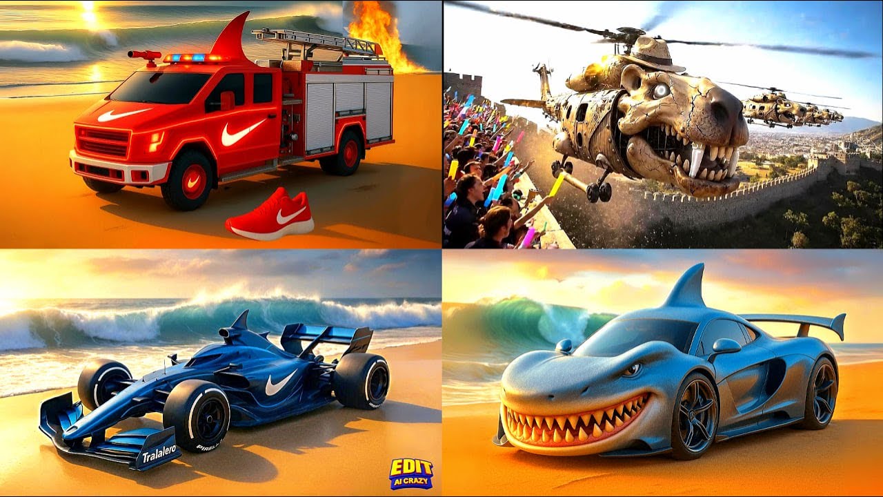 BRAINROT EXTINCTION TRUCKS 🆚 BRAINROT CAR 🆚 BRAINROT MOTORCYCLE - Tiles ...