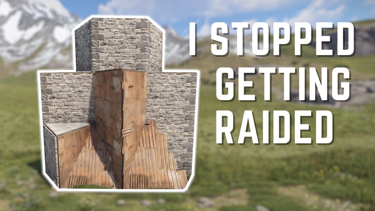 Raid Deterrent Solo Double Bunker - Rust Base Design - YouTube