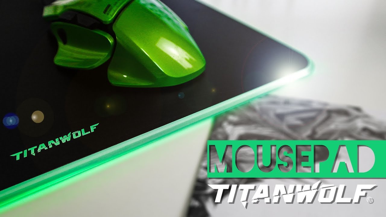TiTANWOLF Gaming Mauspad NEON SPEED | Beleuchtetes RGB MOUSE PAD ...