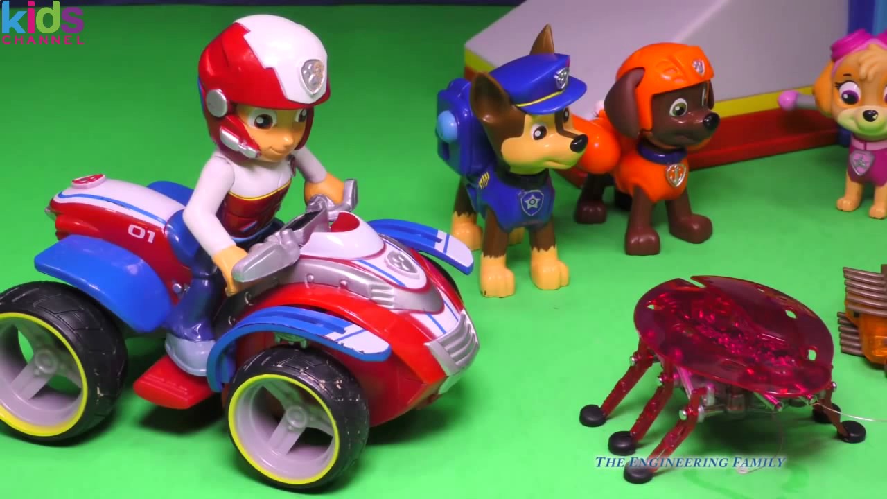 Kids Toys 2017 - PAW PATROL Nickelodeon Paw Patrol Rubble's new Hexbug ...