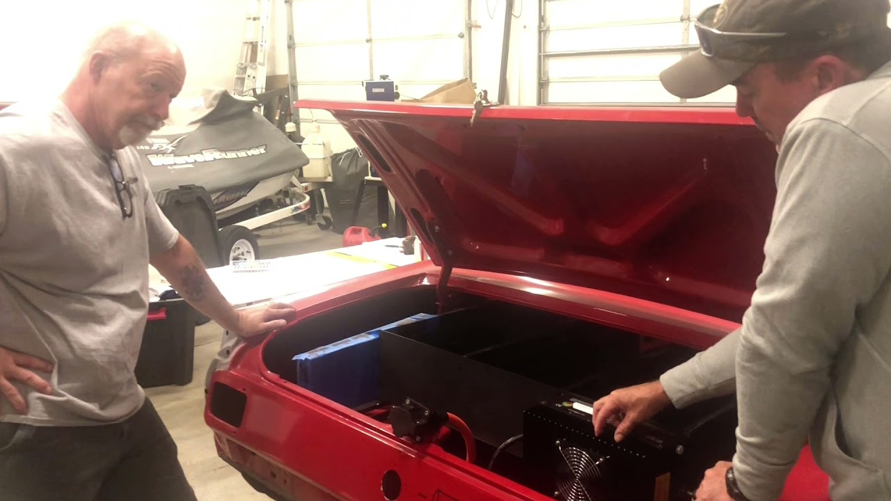Tesla Swap Mustang Overview with Tesla Motor and Battery Mock-Up - YouTube