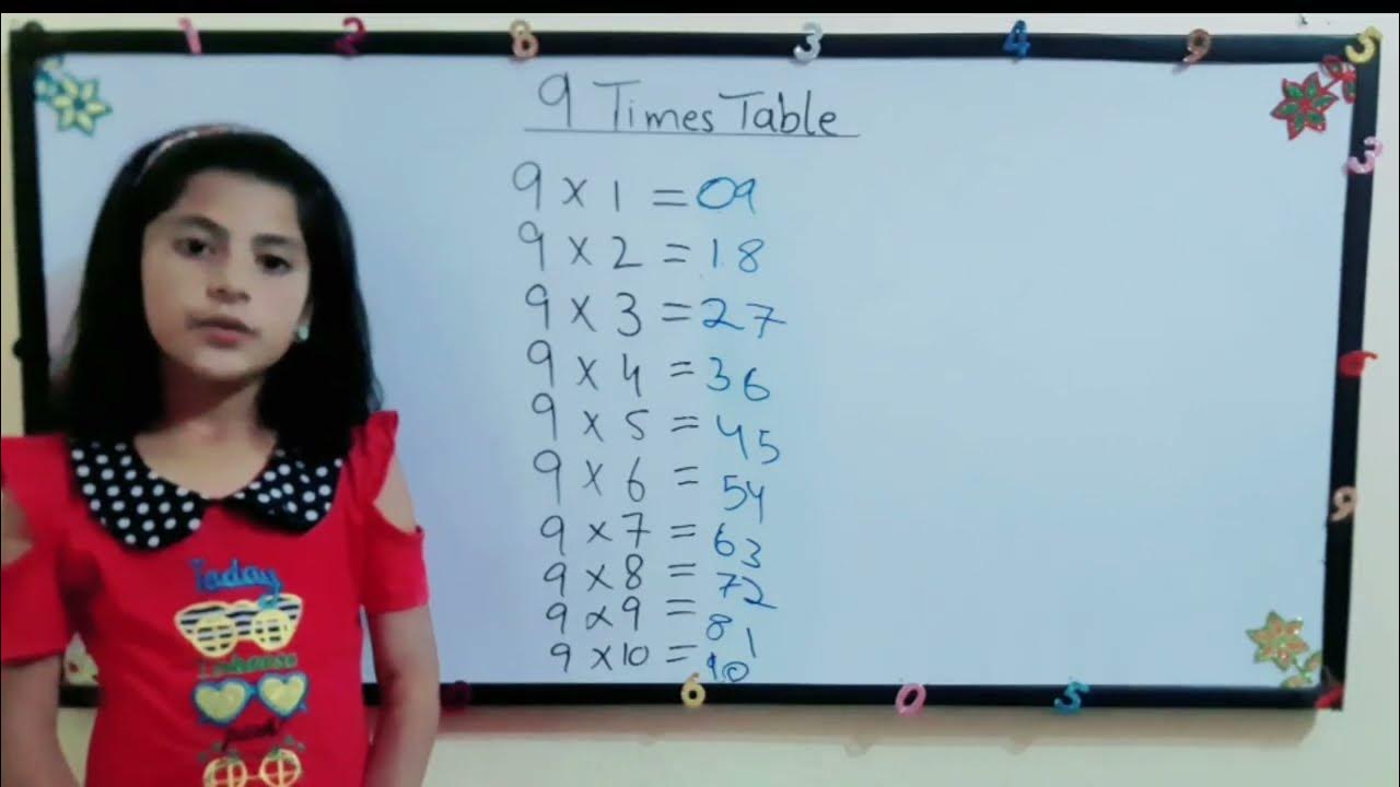 Maths Tips & Tricks||Easy & Fast way to Learn 9 Times Multiplication Table|| @SBBU Kids - YouTube