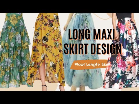Floral Skirt Long Maxi Skirt Design Long Floral Skirt Outfits Full Midi Floral Skirt Print Modest Fa