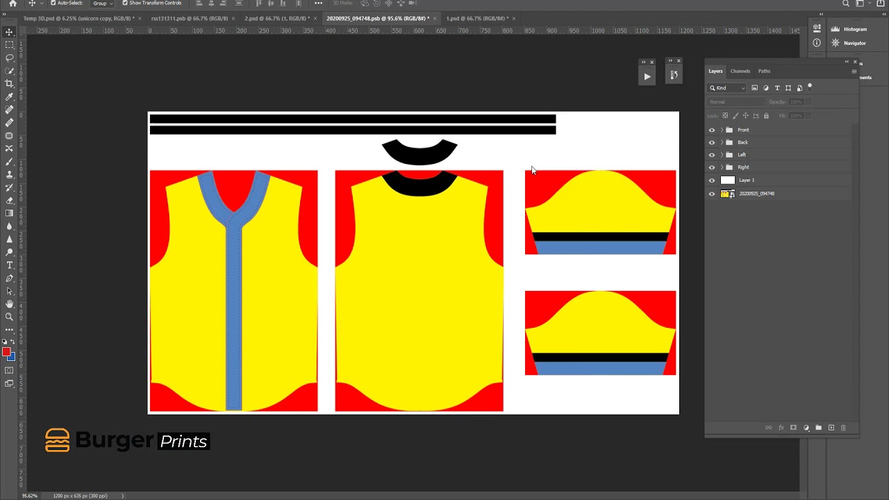 How to design All over Prints templates - YouTube