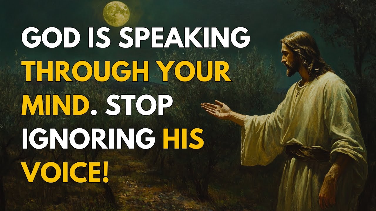 God Is Speaking Through Your Mind | Stop Ignoring His Voice - YouTube