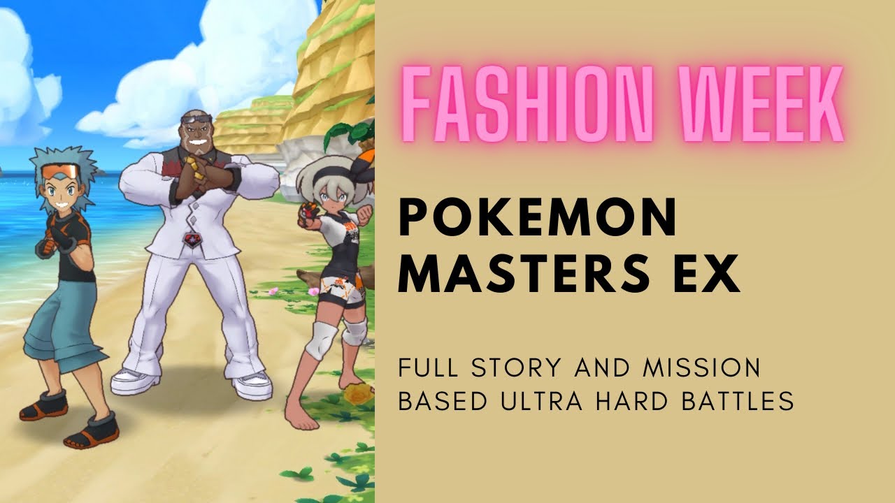 Pokémon Masters EX | Lear Fashion Show - YouTube