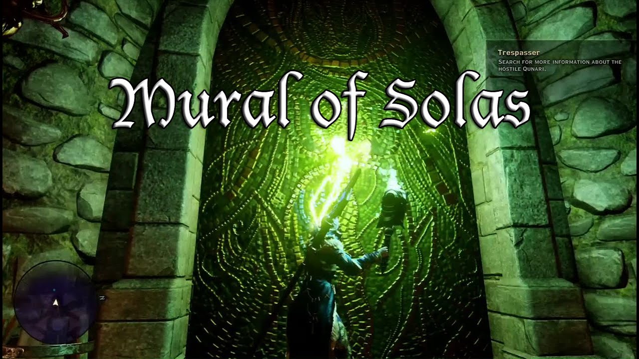 Solas Mural in Trespasser (Dragon Age Inquisition Gameplay) - YouTube