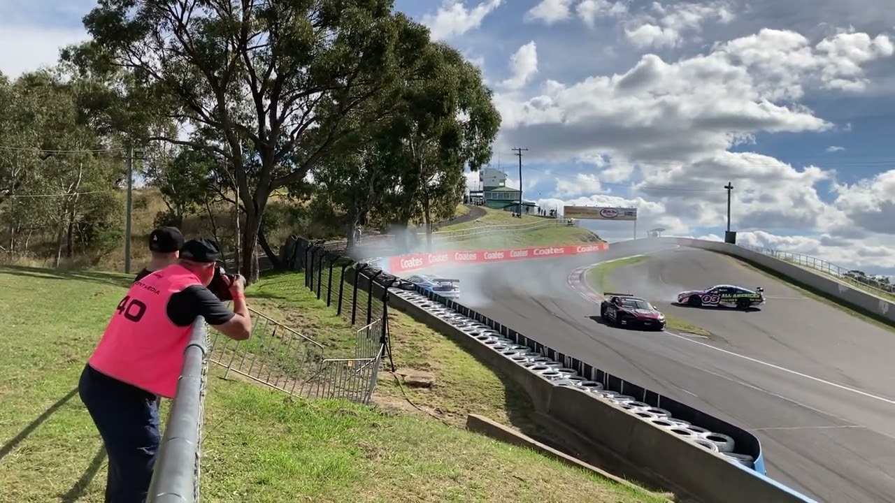 B6HR Ben Grice spins the All American Auto Parts TA2 Mustang through ...