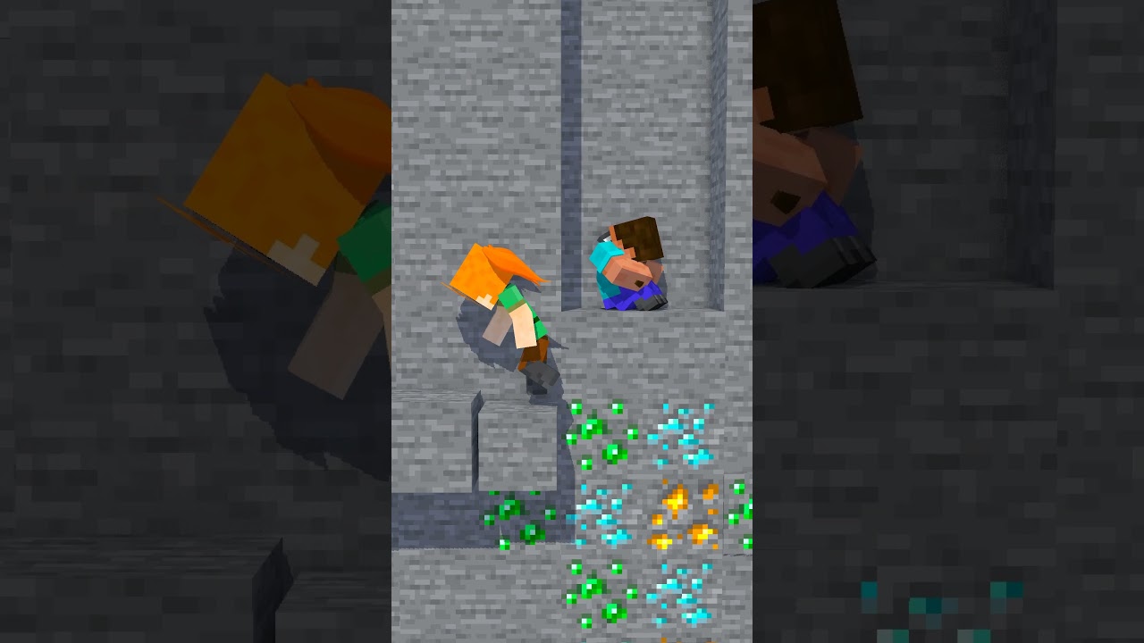Herobrine, Gib niemals das Minen auf! - Minecraft Lustige Animation ...