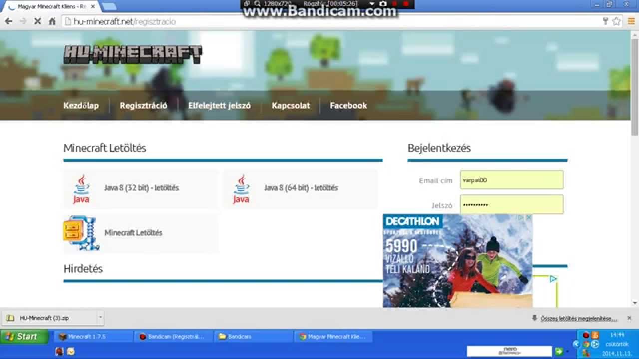 magyar minecraft (hu-minecraft) letöltése INGYEN!!! - YouTube