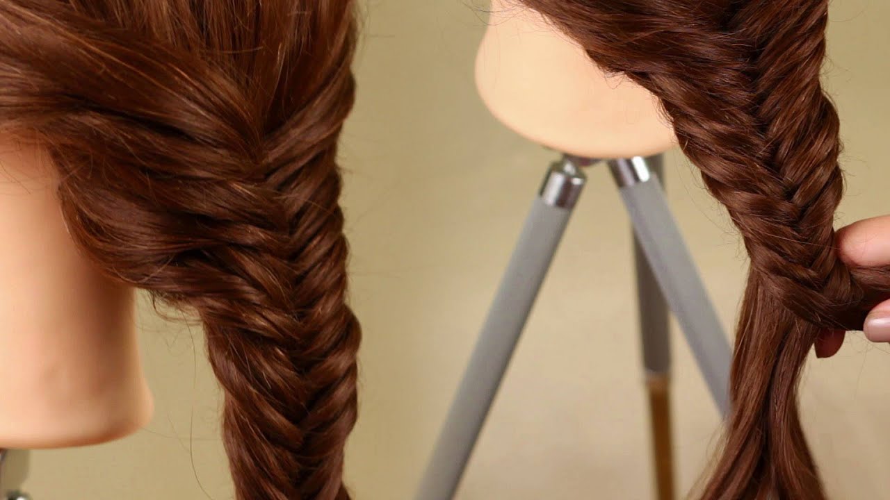 Rybí cop- jak na něj! /Fishtail braid/ - YouTube