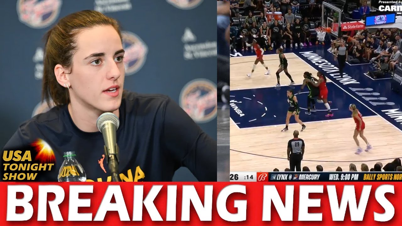 Caitlin Clark made a powerful 3-pointer from the Dream midcourt logo's edge. - YouTube