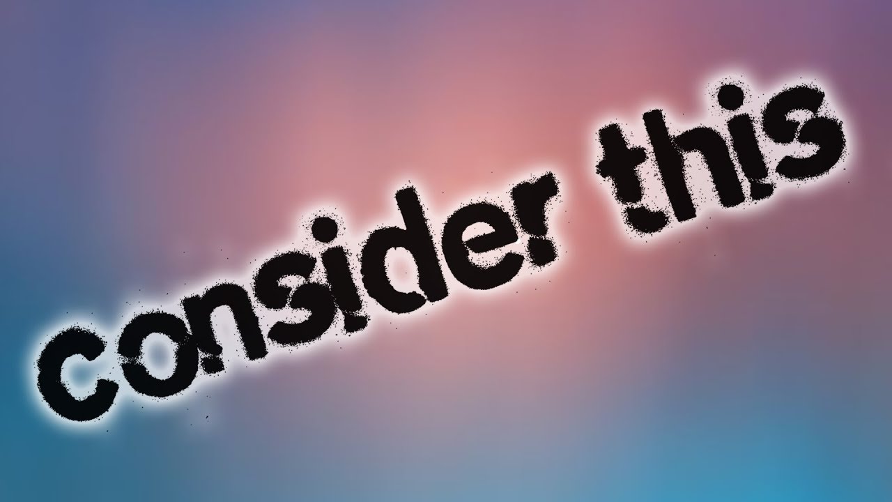 Consider This / What’s In Your Way - YouTube