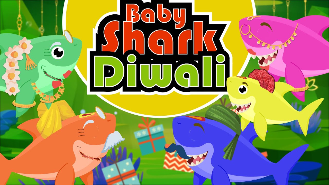 Baby Shark Diwali | Little Poppy Tales Kids Songs and Nursery Rhymes ...