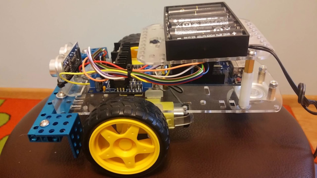 Robot mobilny Arduino Kamil Wroński - YouTube