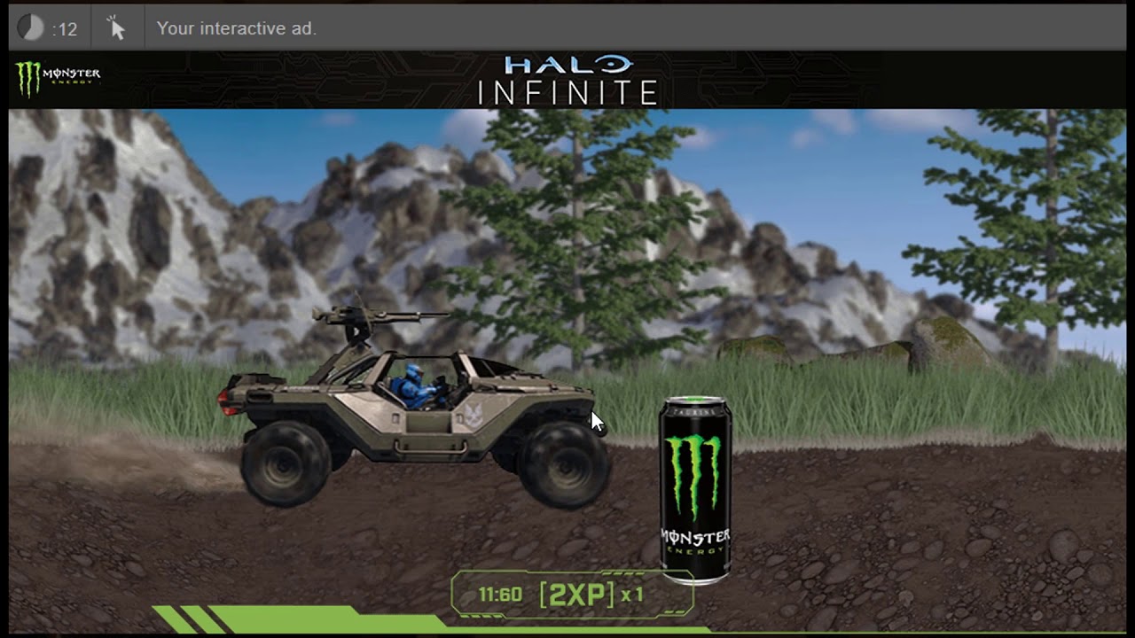 Master Chief's Ad Adventure For Monster Energy - YouTube