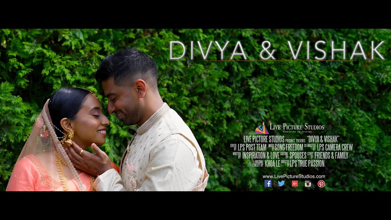 Divya and Vishak Wedding Highlight at Waterview, CT - YouTube
