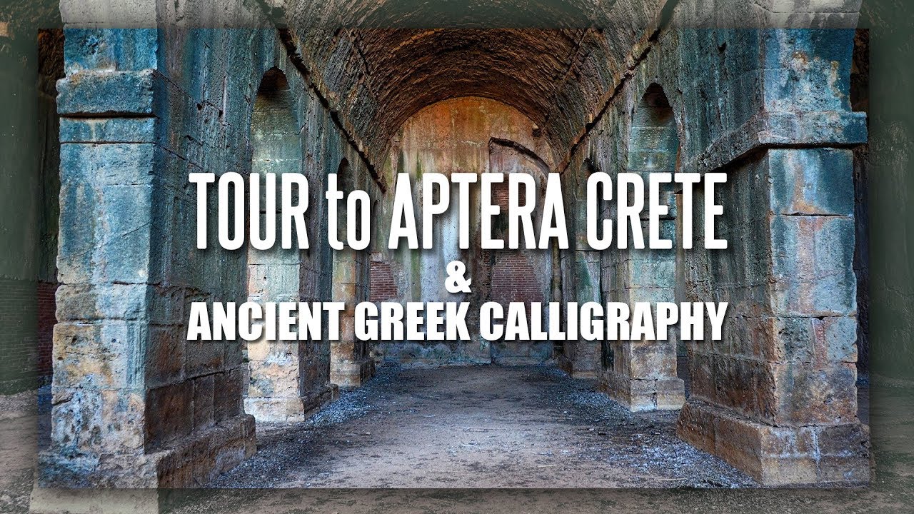 Tour to ancient Aptera & Writing Ancient Greek Calligraphy - Tour to ...