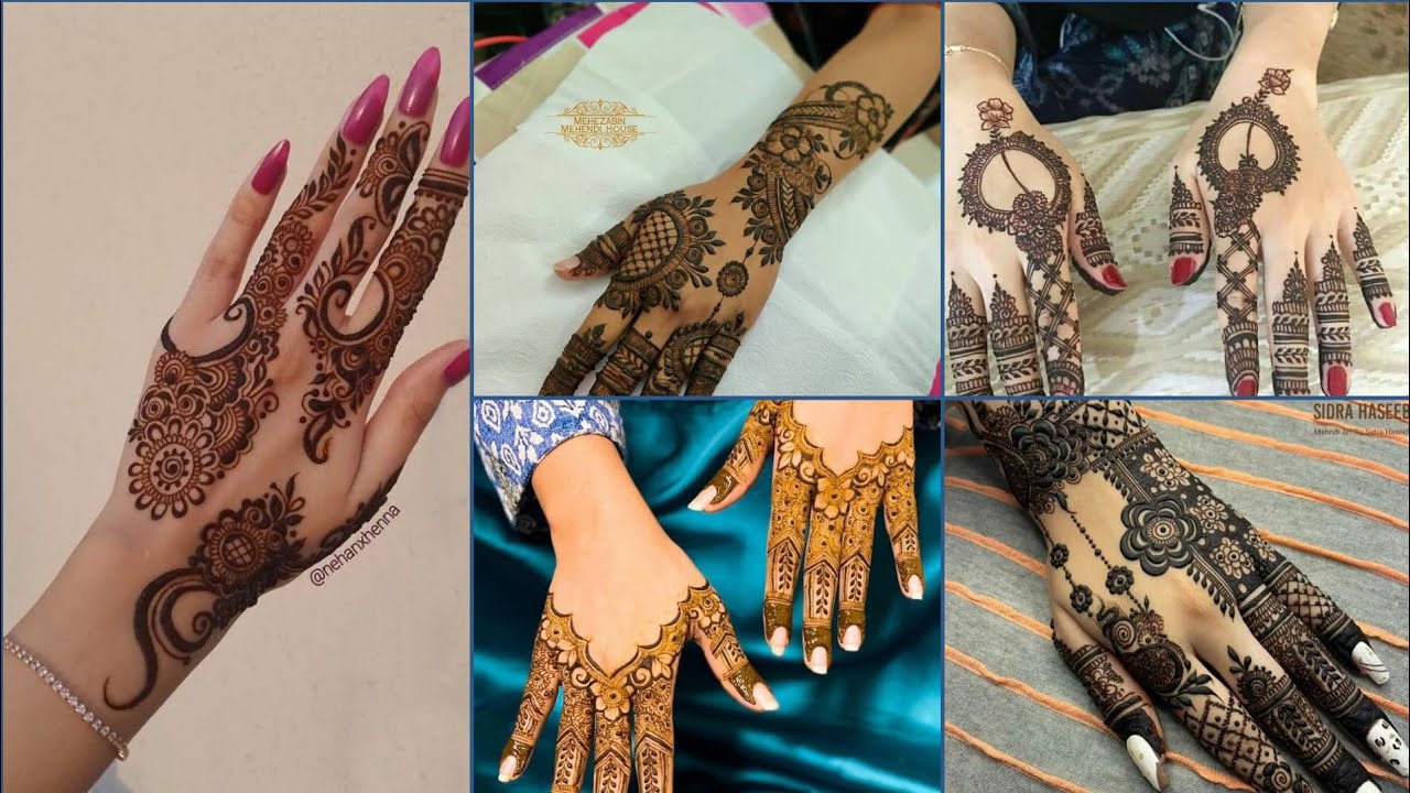new prettiest simple mehndi designs | beautiful simple stylish mehndi ...