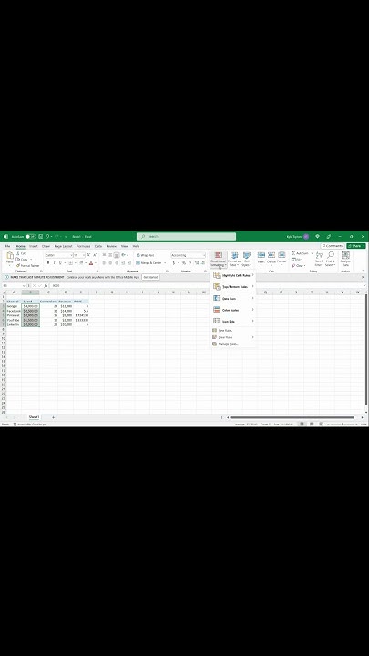 Conditional Formatting in Excel | Highlighting Cells - YouTube