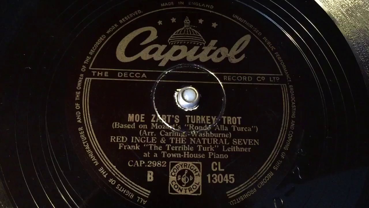 Red Ingle - Moe Zart's Turkey Trot - 78 rpm - Capitol VL13045 - YouTube