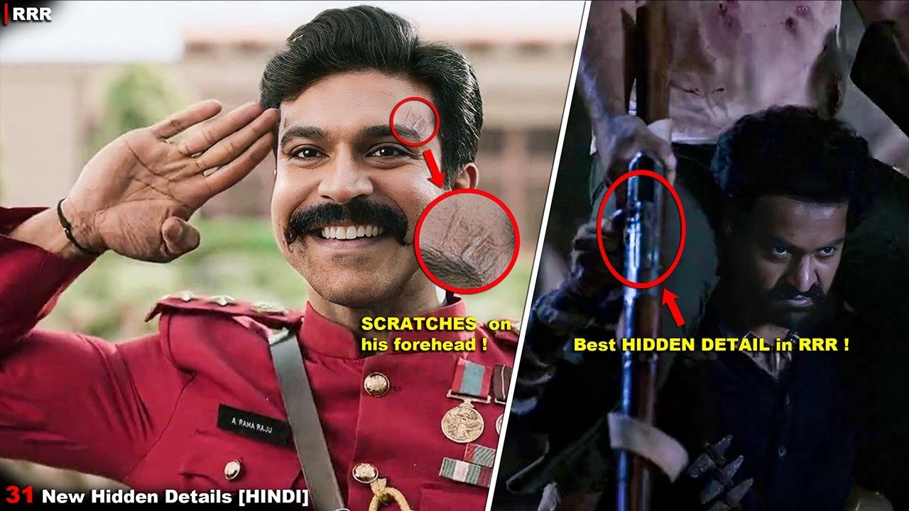 31 Amazing HIDDEN DETAILS you missed in RRR | Part-2 #rrr #ntr # ...