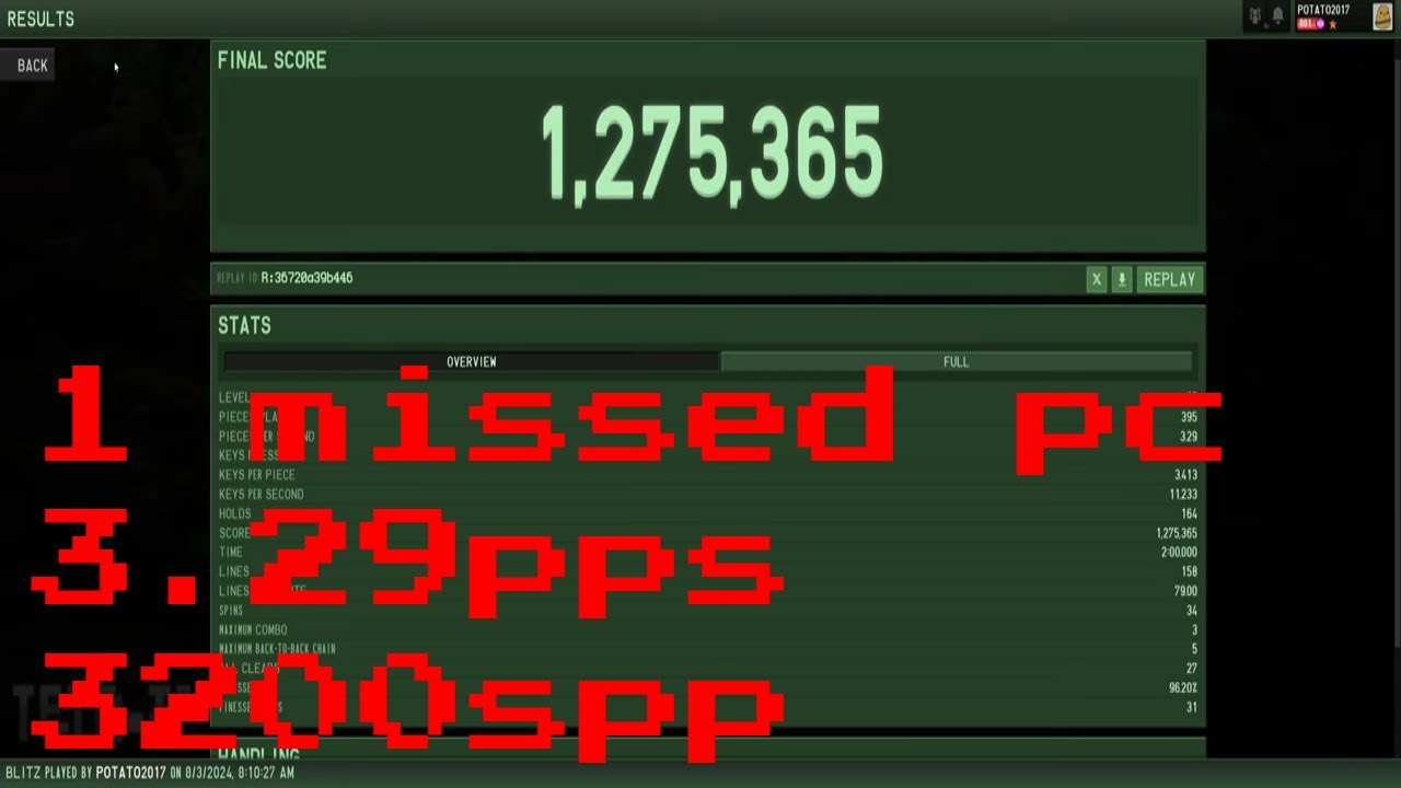 very clean blitz pb [tetr.io] - YouTube