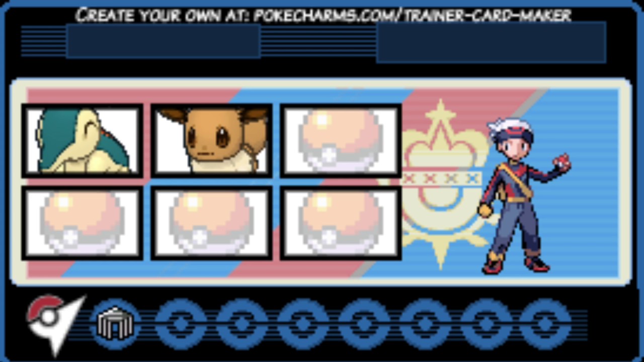 Pokémon Trainer Card for gen 2 - YouTube