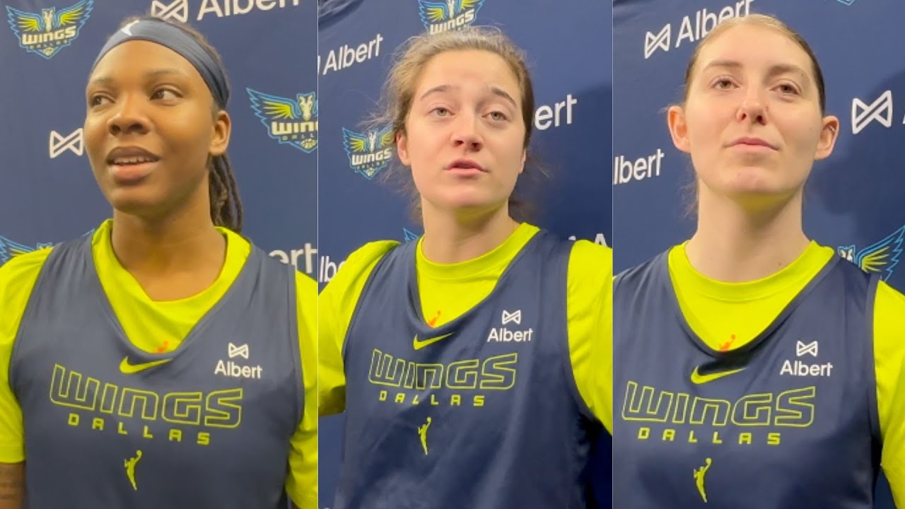 Dallas Wings’ Myisha Hines-Allen & Maddy Siegrist Preview Lynx, Luisa ...