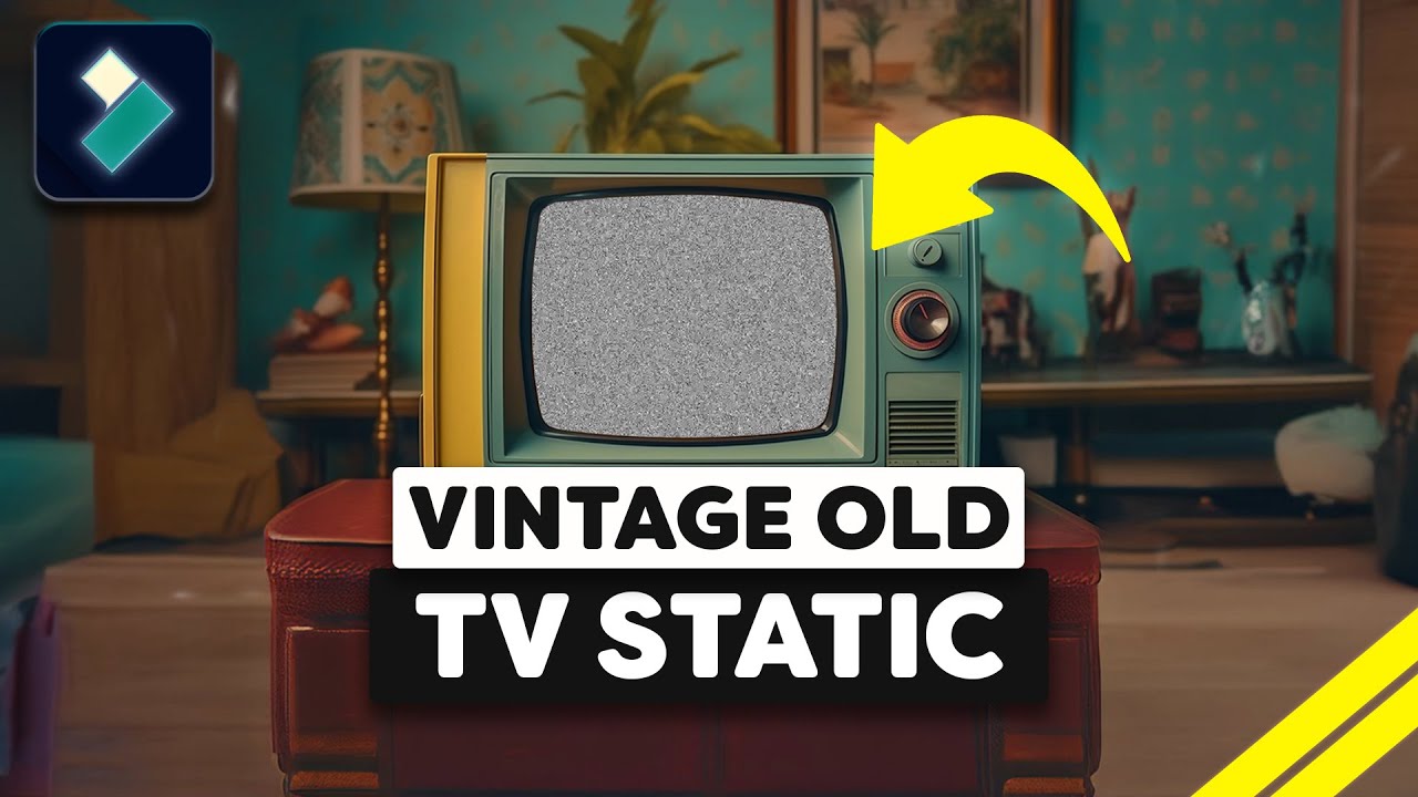 How To Make Vintage Old Tv Static on Filmora 13 - YouTube