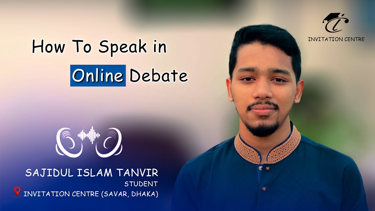 How to Speak in a Debate | Learn Debate Skills with English With ...