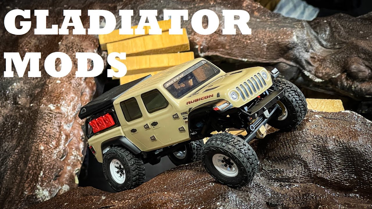 The Best Mods For The New SCX24 Gladiator! - YouTube