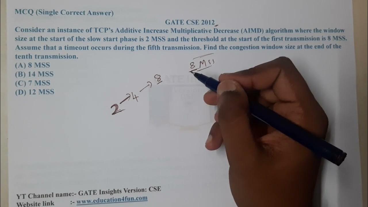 GATE CSE 2012 || Computer Networks || GATE Insights Version: CSE - YouTube