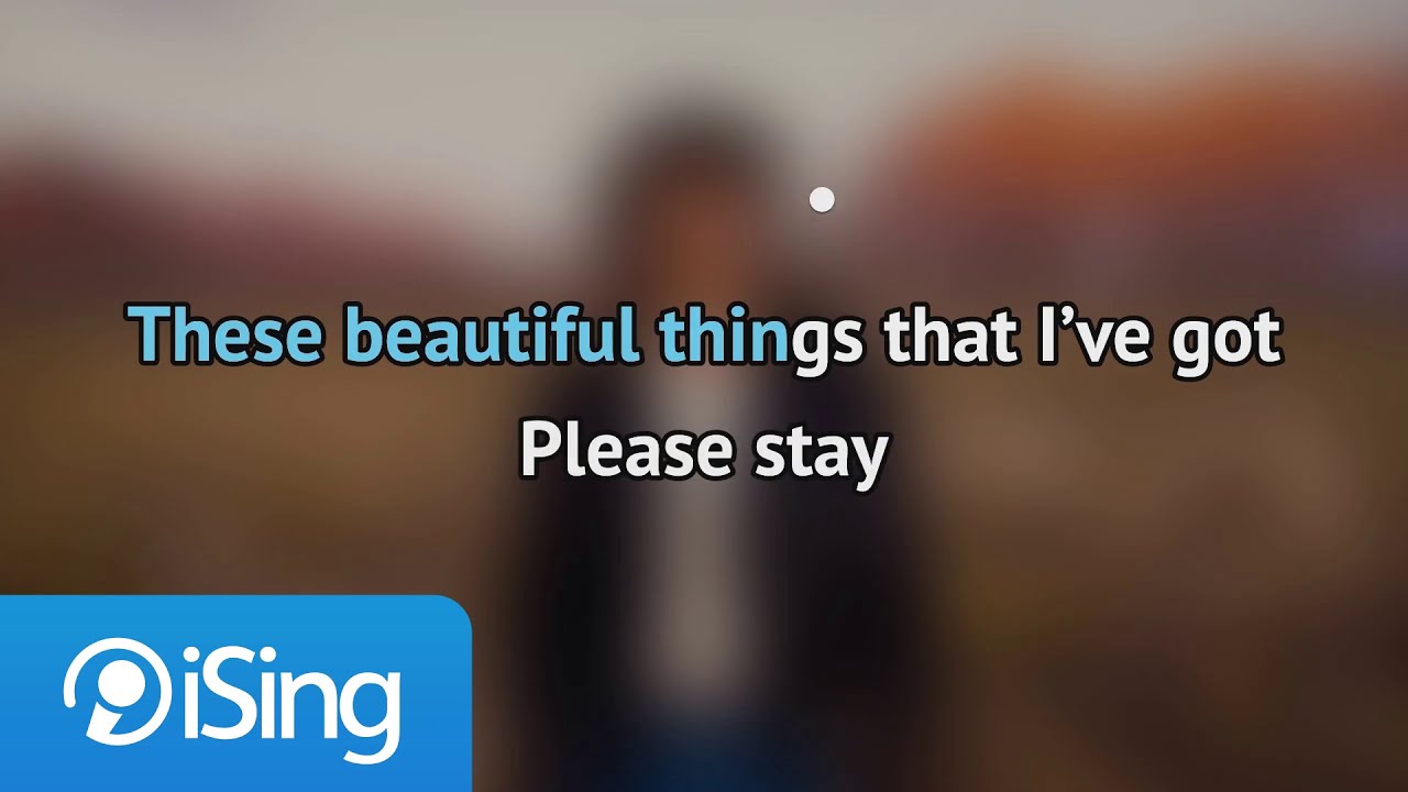 Benson Boone - Beautiful Things (karaoke iSing) - YouTube