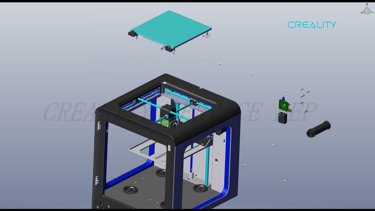 Service tutorial CR 200B hotbed tray replacement - YouTube